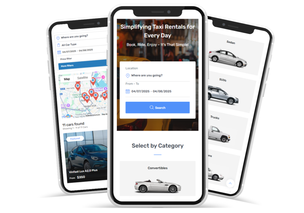 SnappCar Clone - White Label Car Sharing Solution